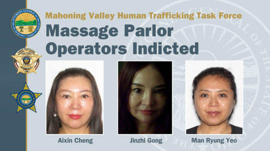 Three women indicted in Mahoning Valley illicit massage parlors ...