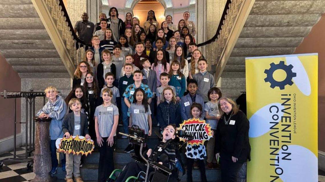 Ohio students present award-winning inventions at Statehouse | Mahoning ...
