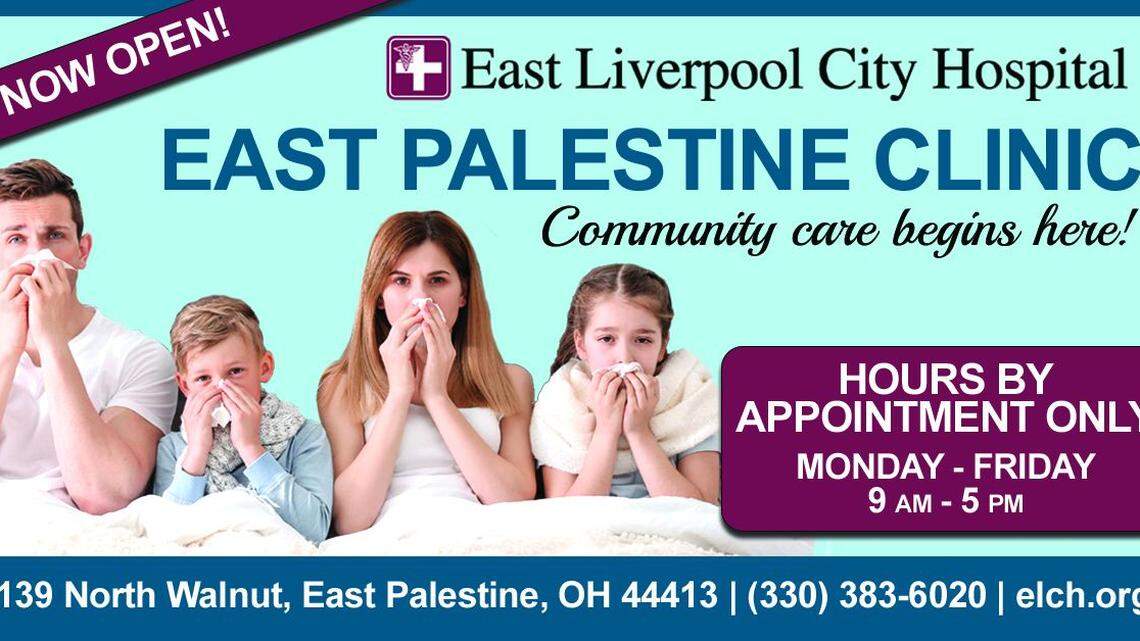 When is the new health clinic open in East Palestine? | Mahoning Matters