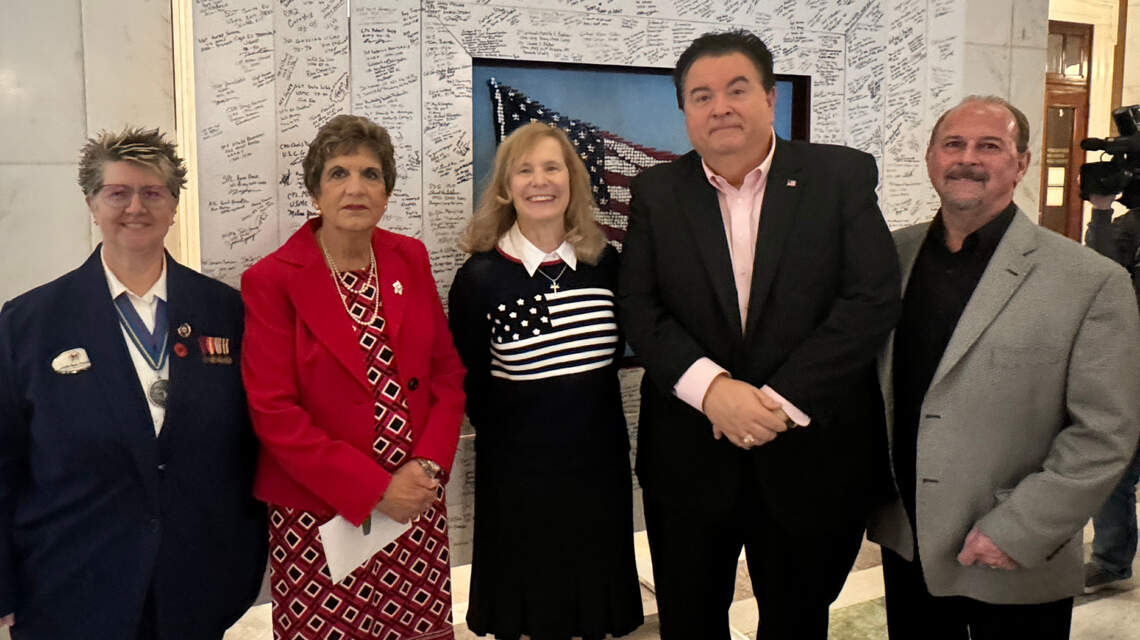 Mahoning County unveils “Stand Together-A Veteran’s Flag” | Mahoning ...